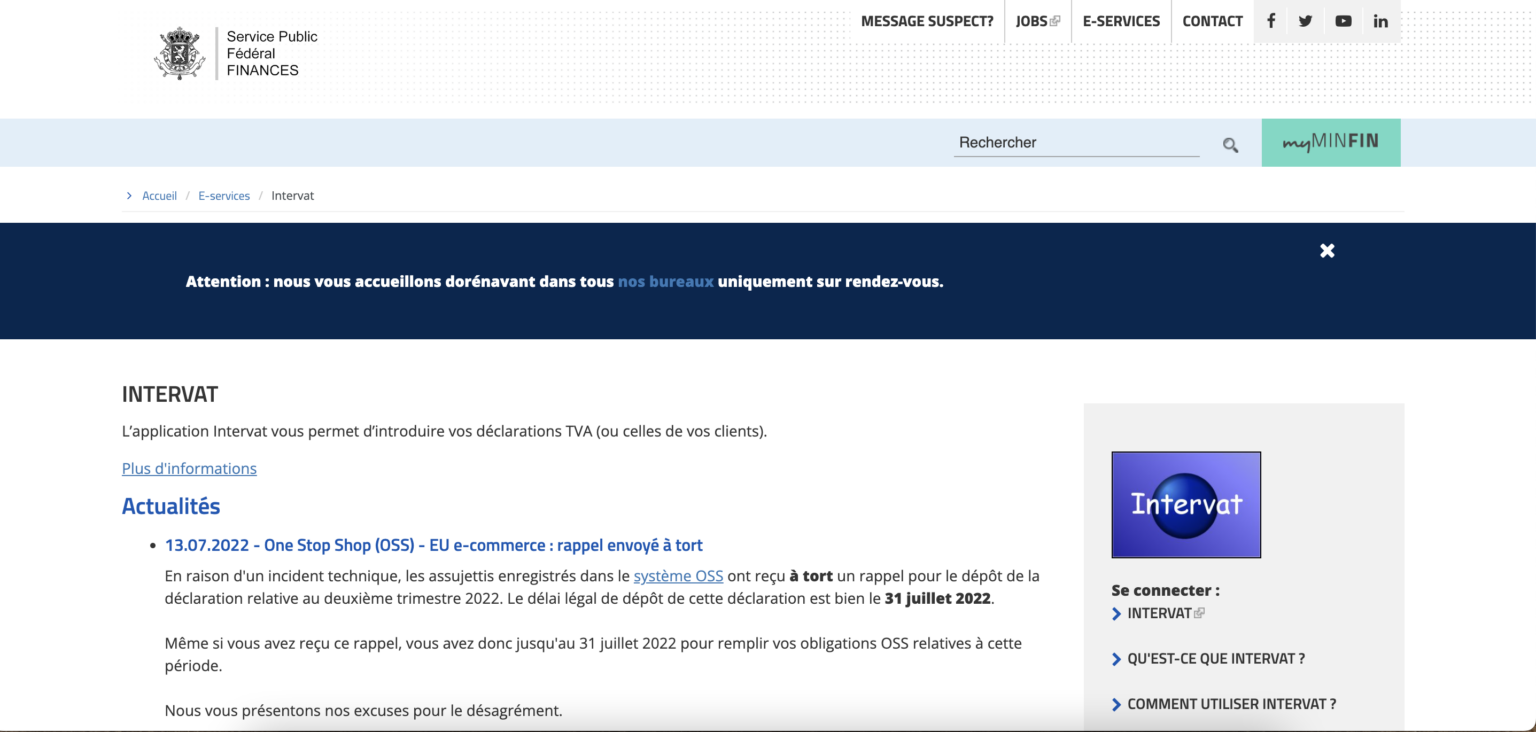 Déclarer la TVA en tant qu'indépendant avec Intervat - Accountable